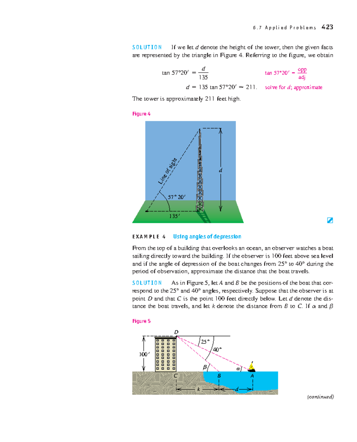 Algebra and Trigonometry with Analytic Geometry-45 - 6. 7 A p p l i e d ...