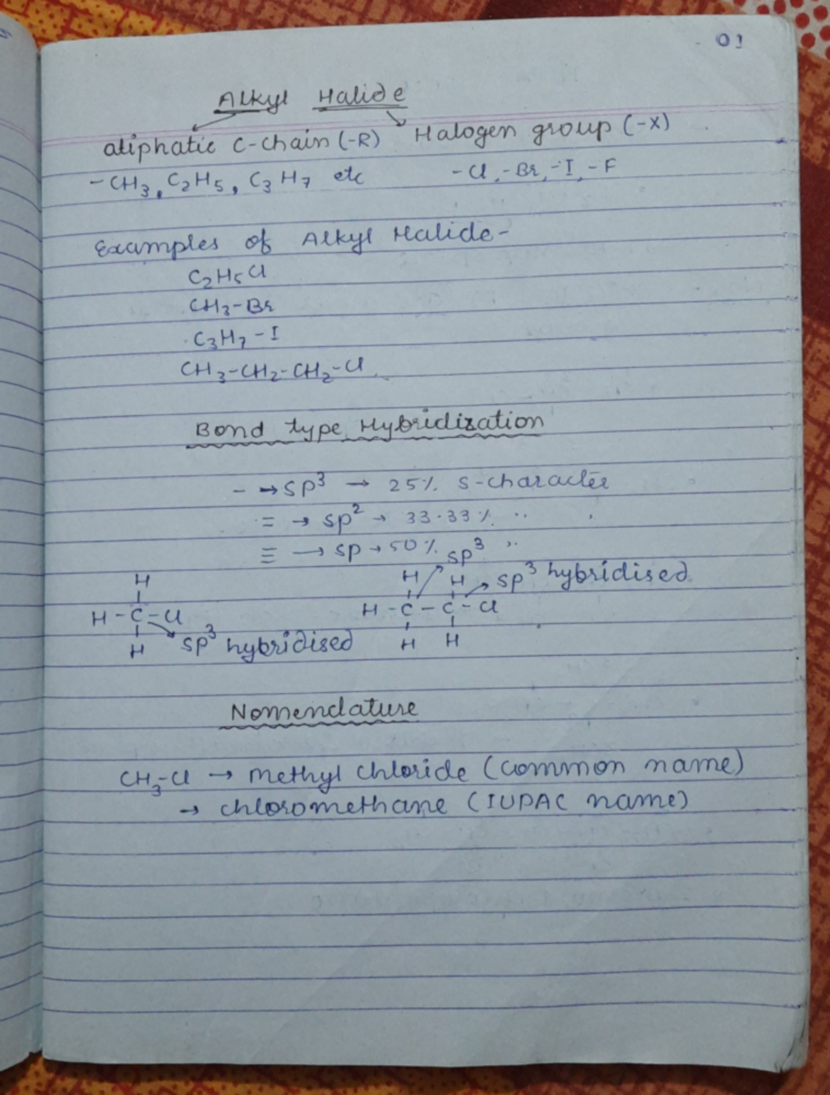 Alkyl halide - Good for revision - 01 Alkyl Halide atiphatic Halogen ...