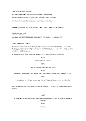 Estructura en Actos - Tesis - Estructura de tres actos Tesis Acto I ...