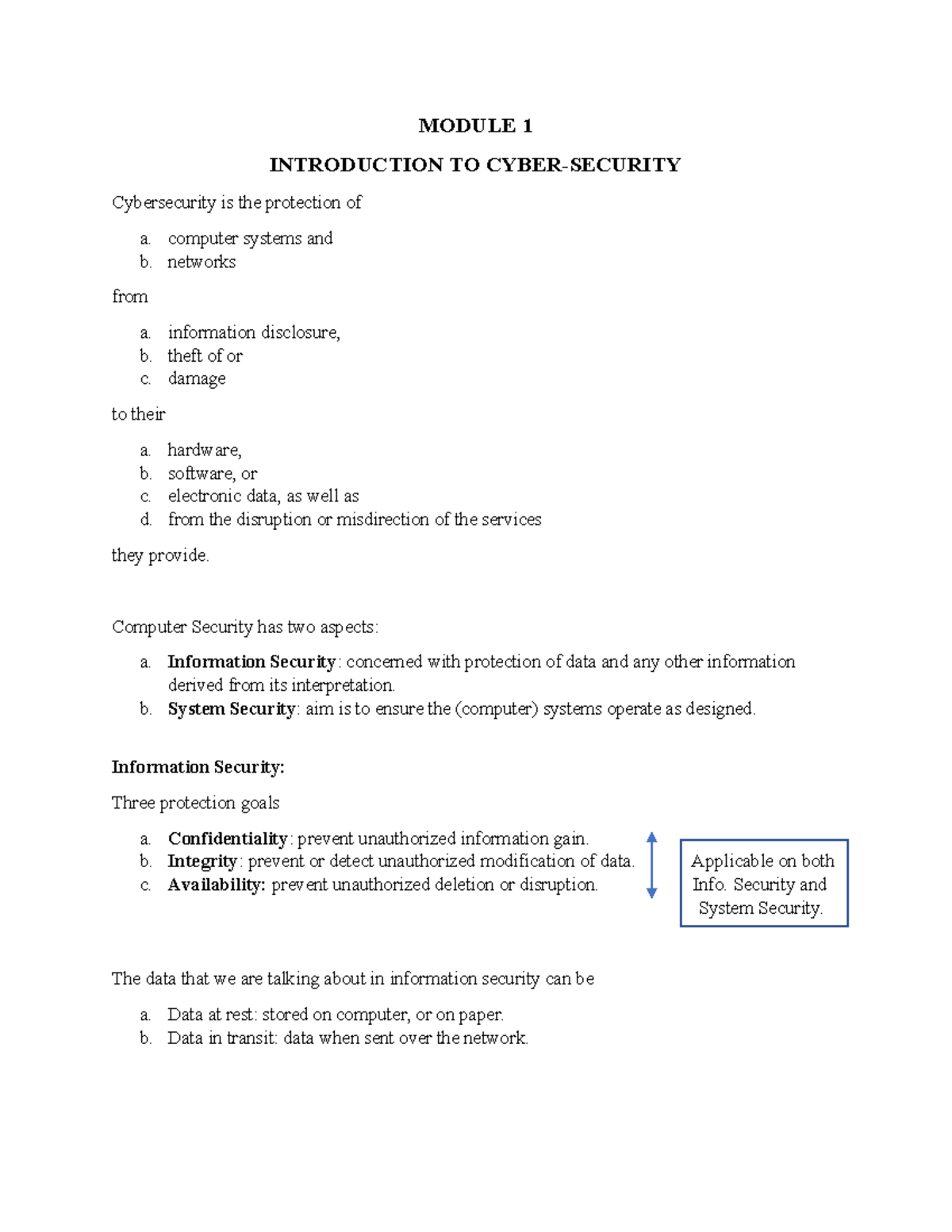 Introduction to cyber ethics: covers the basics - MODULE 1 INTRODUCTION ...