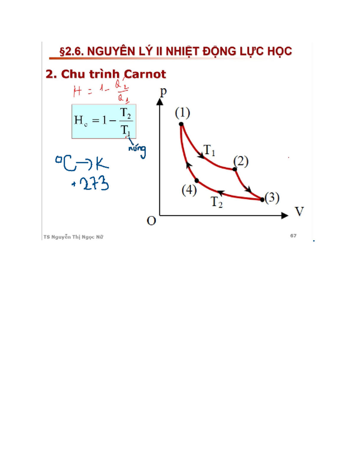 Doc1 - vldc - NGUYÊN LY II NHIÊT DONG HOC 2. Chu trinh Carnot H p Q H ...