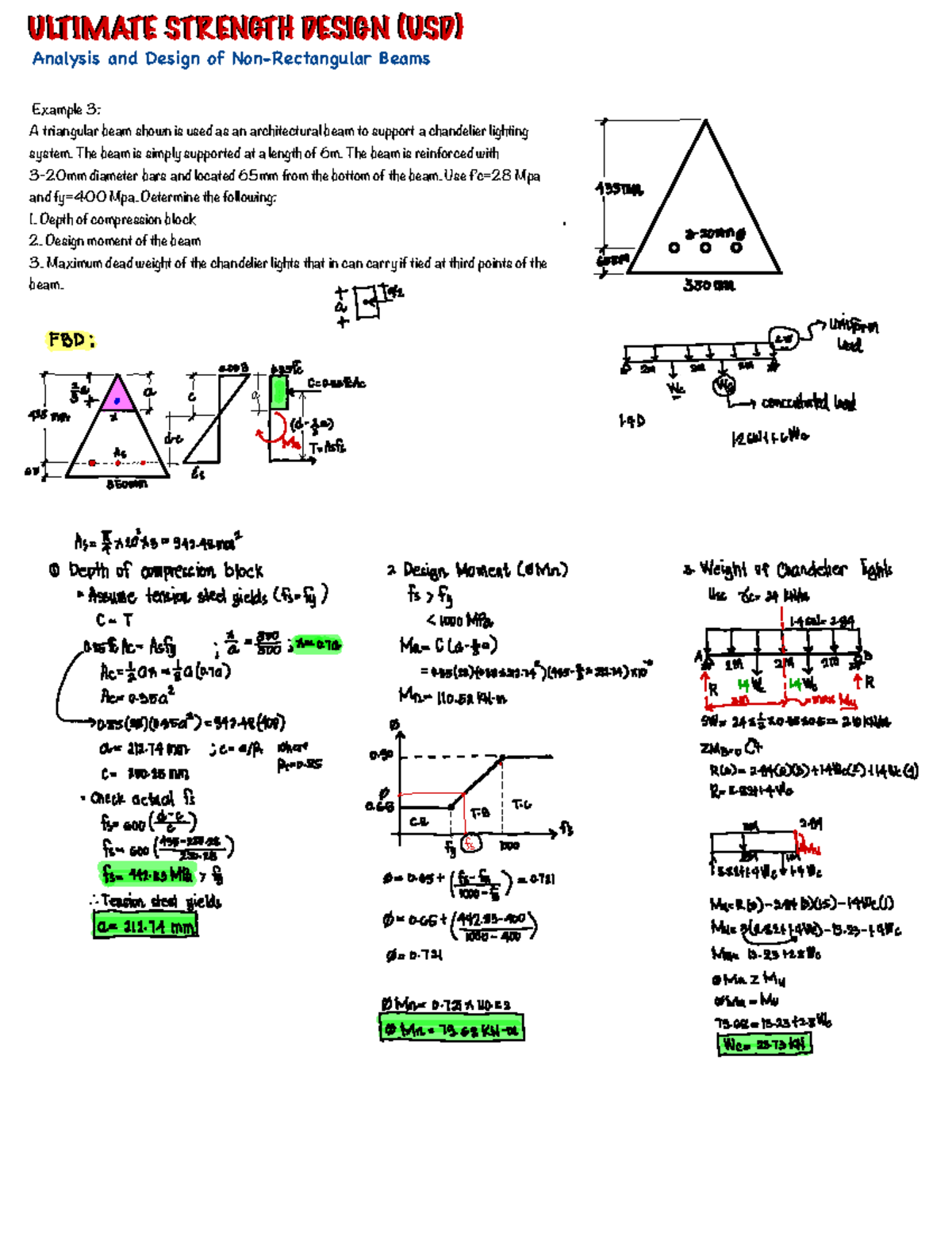 RCD Lecture 15 Analysis and Design of Non Rectangular Beams Part 3 - ULTIMATE STRENGTH DESIGN ...