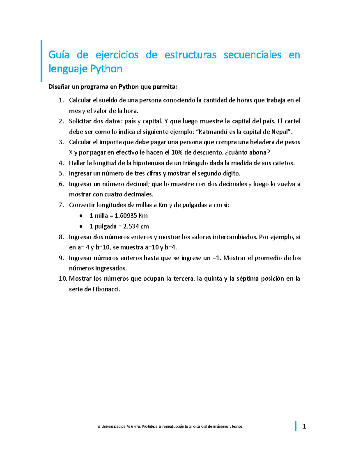 0221 ACT Guía De Ejercicios De Estructuras Secuenciales Lenguaje Python 241Q V1-0 ...