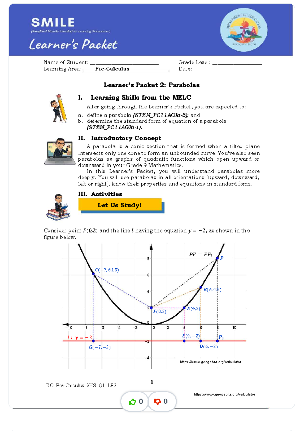 Pre-cal-learner-s-packet-q1-week-2 compress - 1 RO_Pre-Calculus_SHS_Q1 ...