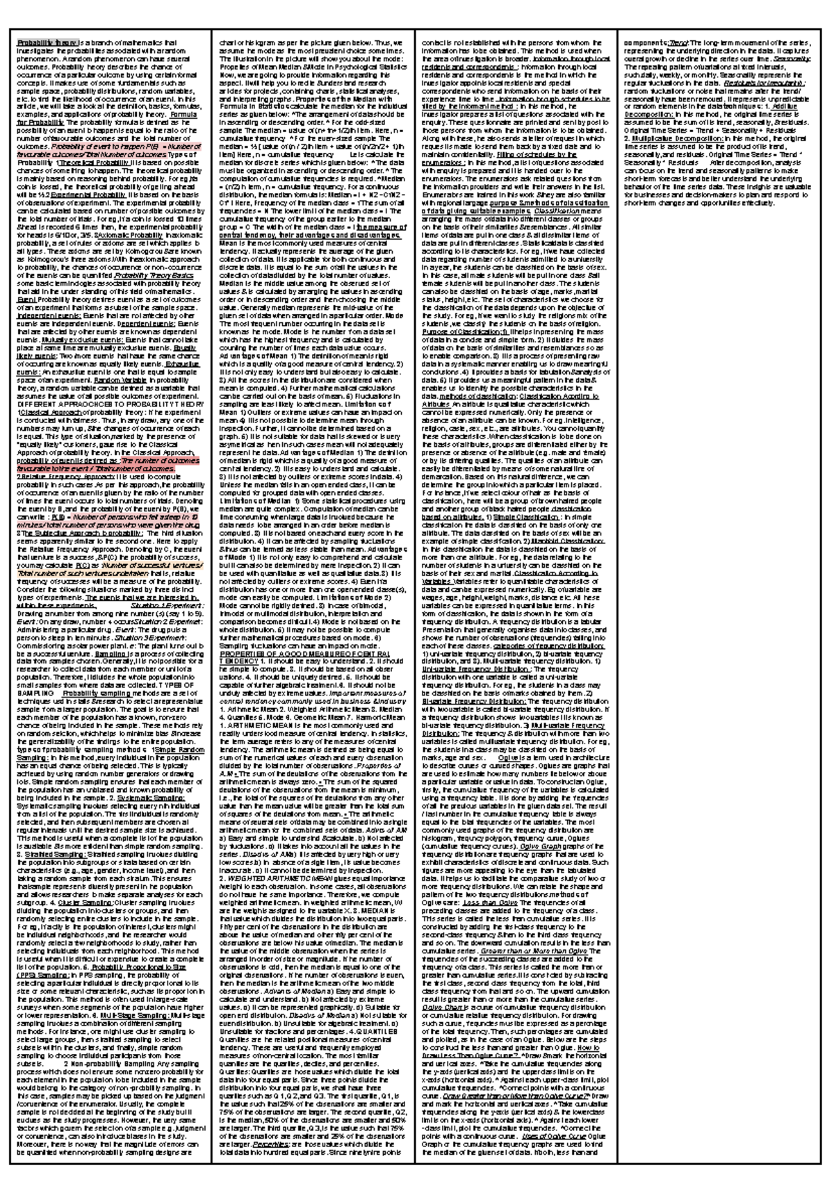 Mmpc 005 - STUDY - Probability theory is a branch of mathematics that ...