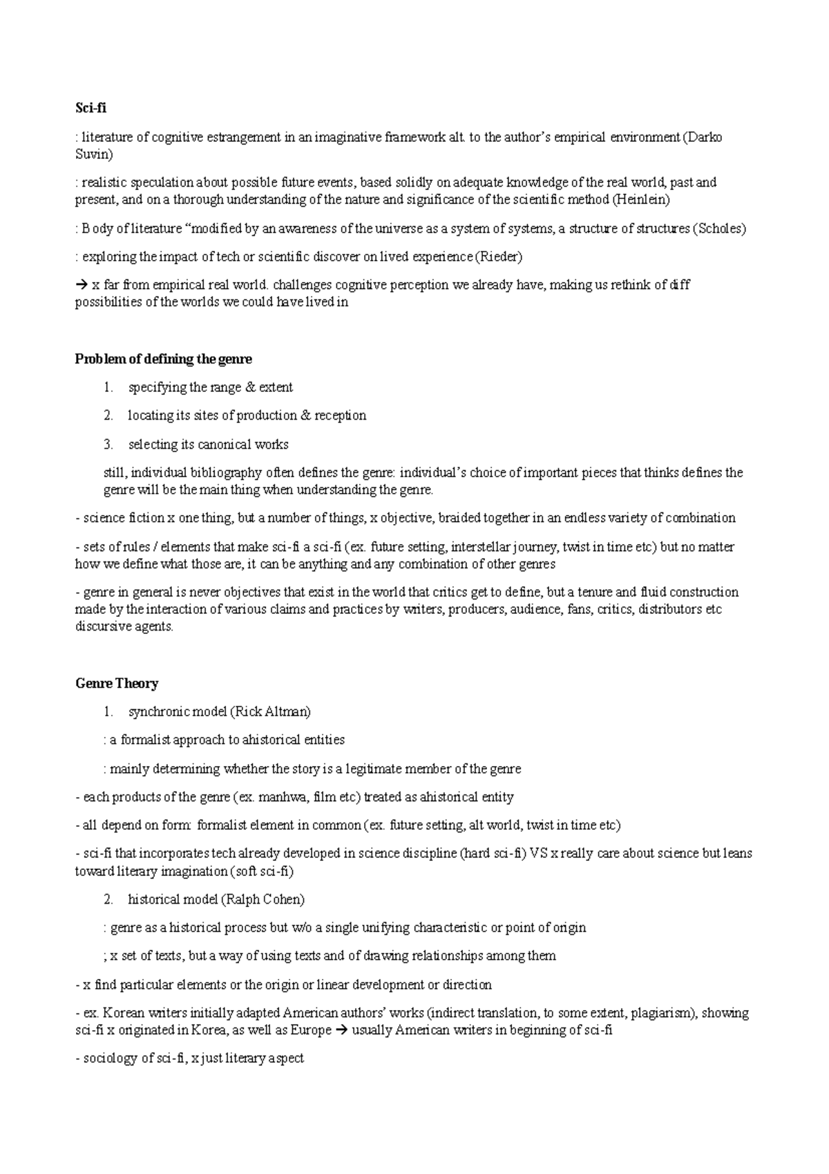 Notes on class discussion regarding "The Prayer" - Sci-fi : literature ...