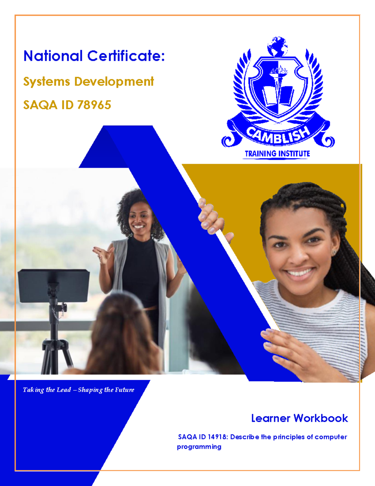 1. SAQA 14918- Learner Workbook-done - - Studocu