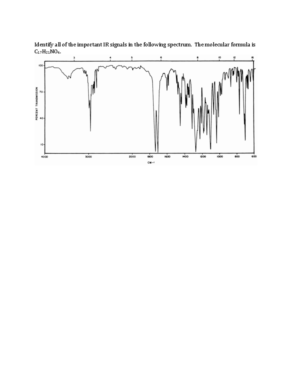 IR Practice - Identify all of the important IR signals in the following ...