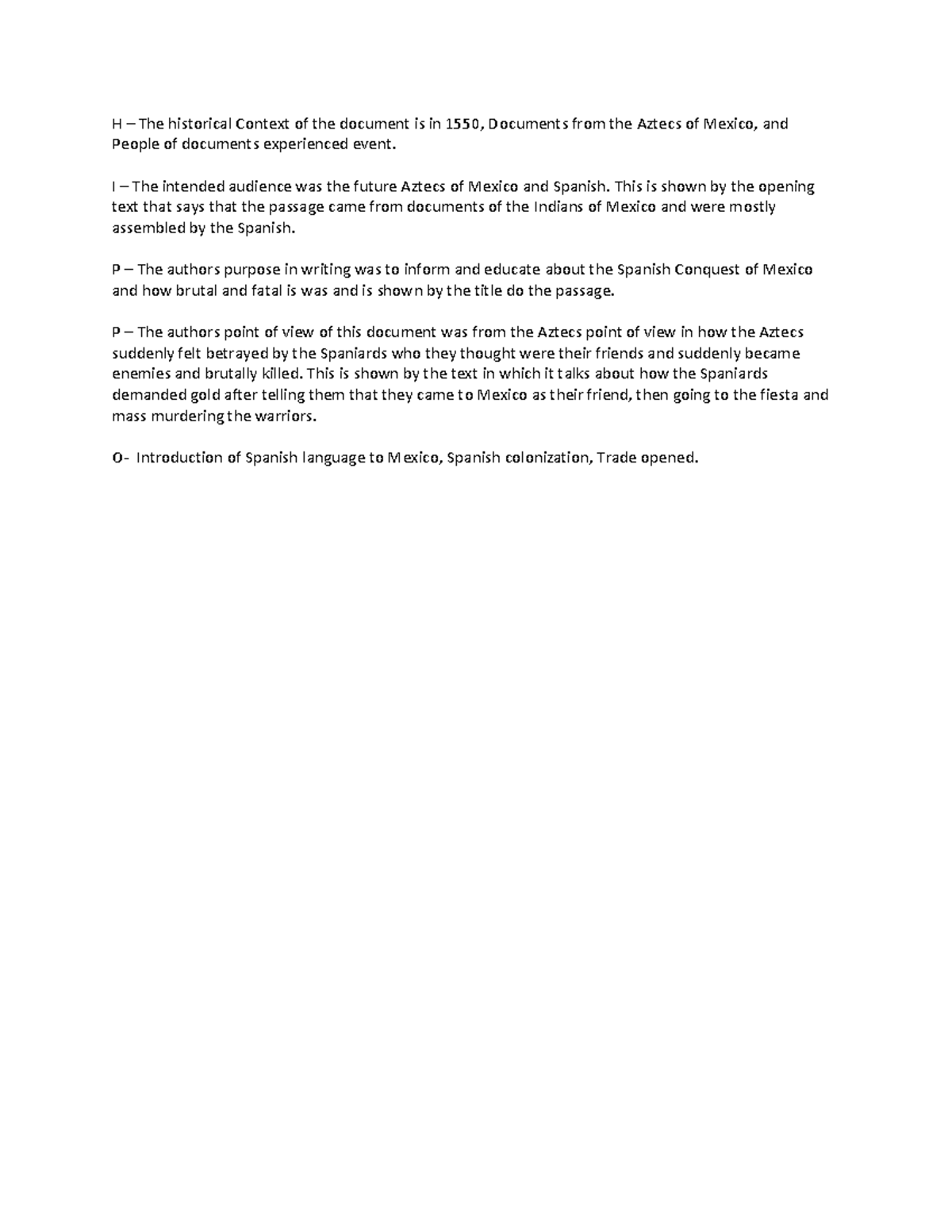 Hippo Aztec Remembers - Bsbsbs - H – The historical Context of the ...