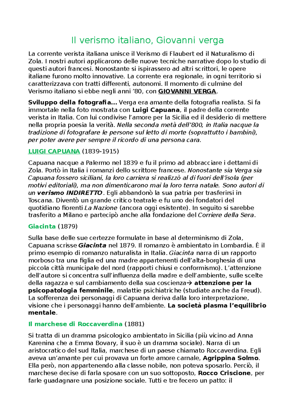 IL Verismo Italiano - kmkmkmkmkmkmk - Il verismo italiano, Giovanni verga La corrente verista ...