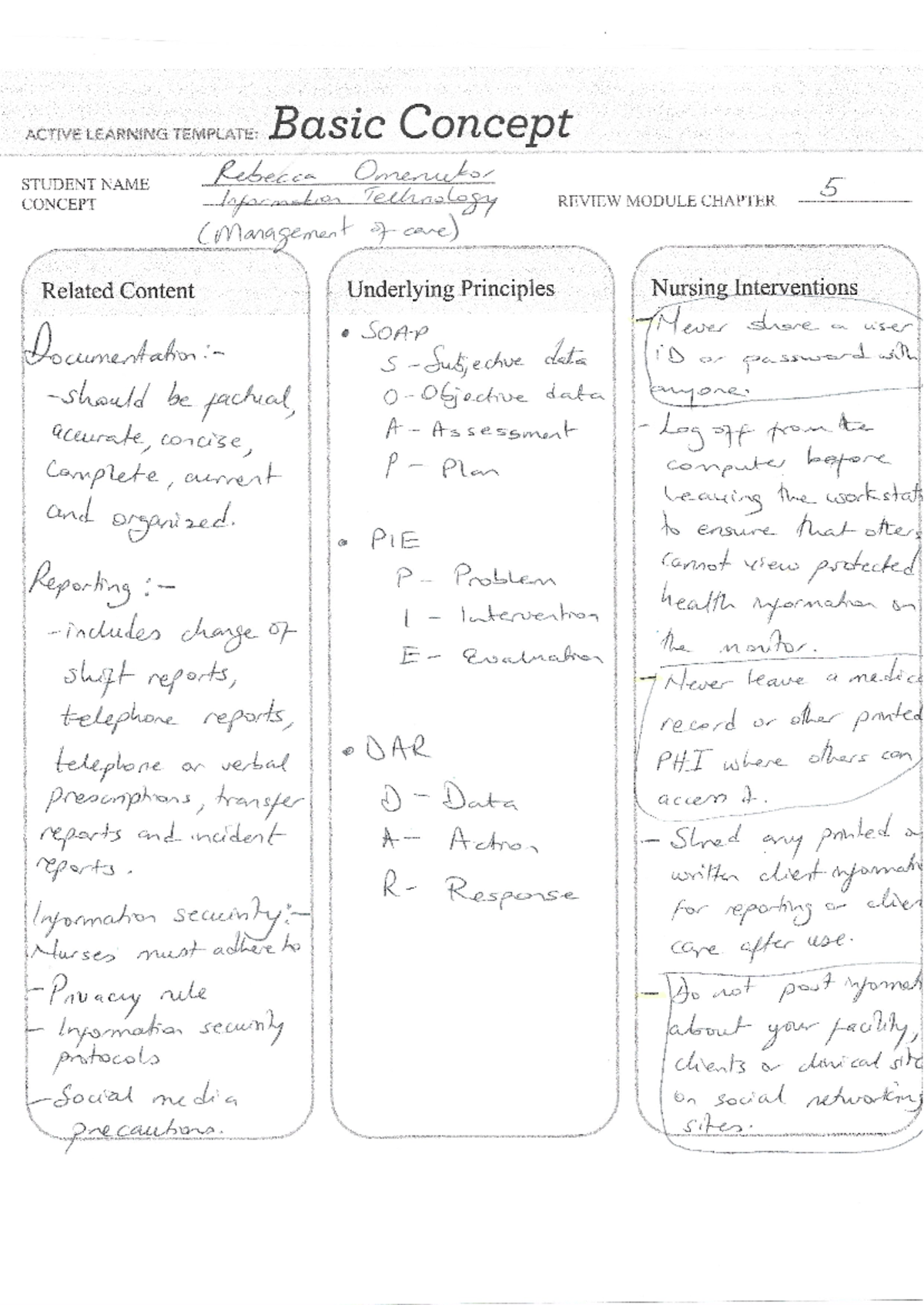 Handwritten 2021-08-20 110348 - ACTIVE LEARNING TEMPLATE: Basic Concept ...