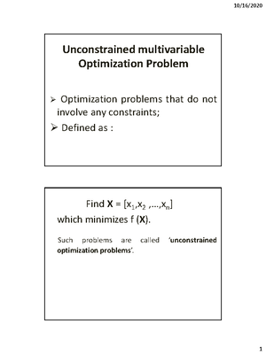 Fibonacci and Golden Search Method - Optimality Criteria & Conditions ...