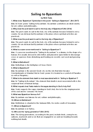 TA ALL IN ONE - Brief Question Answer from 'Tintern Abbey' by William ...