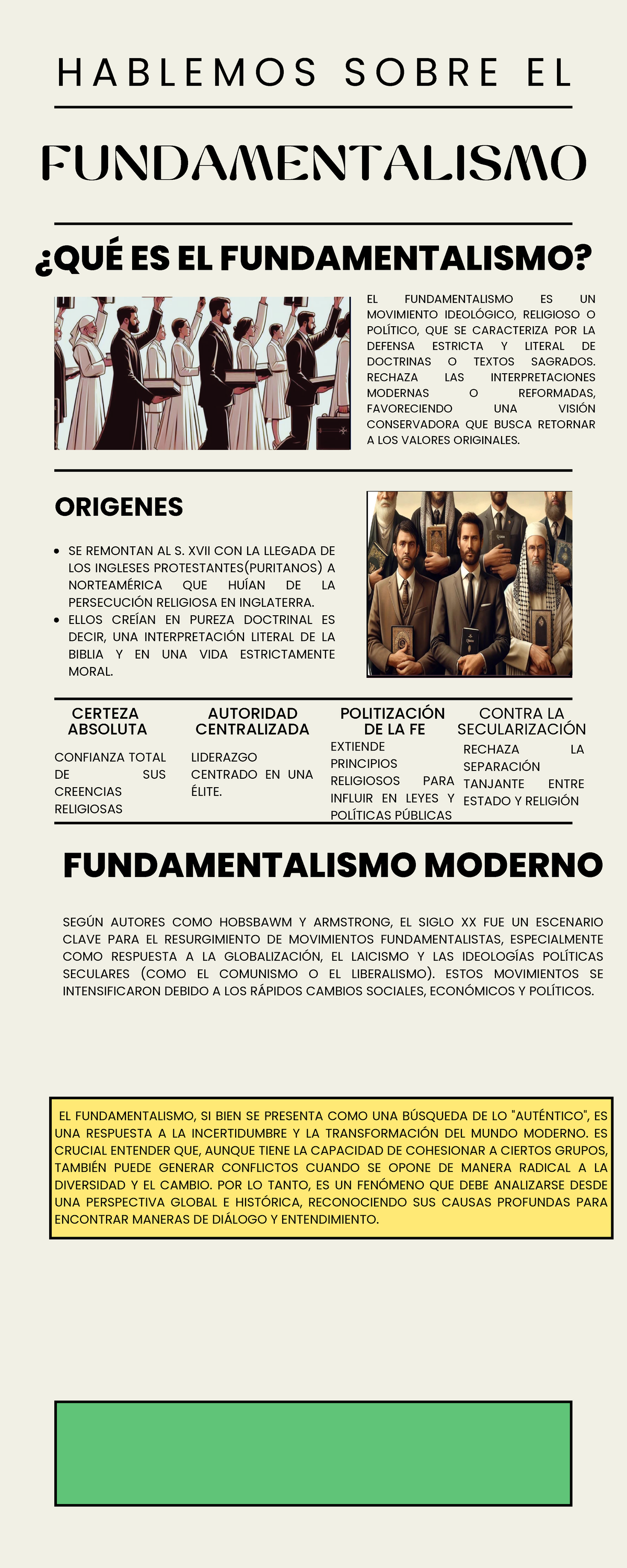 Infografía de fundamentalismo - EL FUNDAMENTALISMO, SI BIEN SE PRESENTA ...