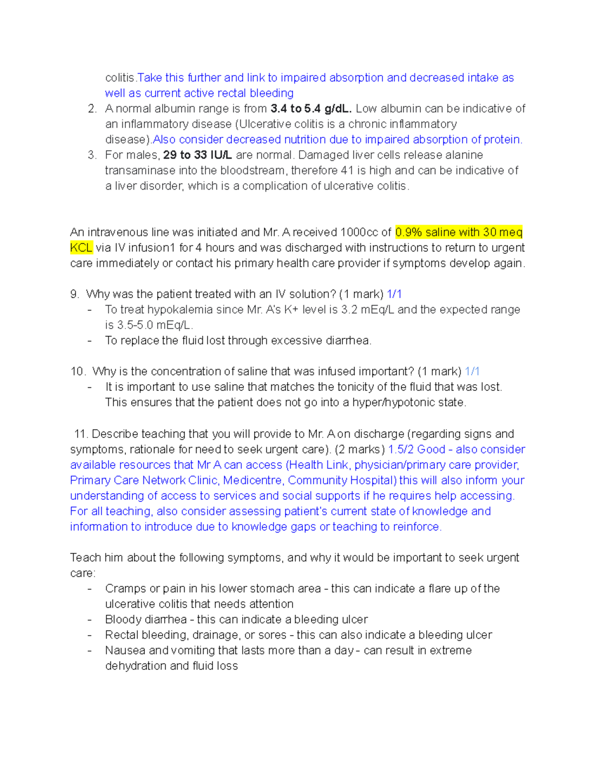 Ulcerative Colitis Case Study-6 - colitis this further and link to ...