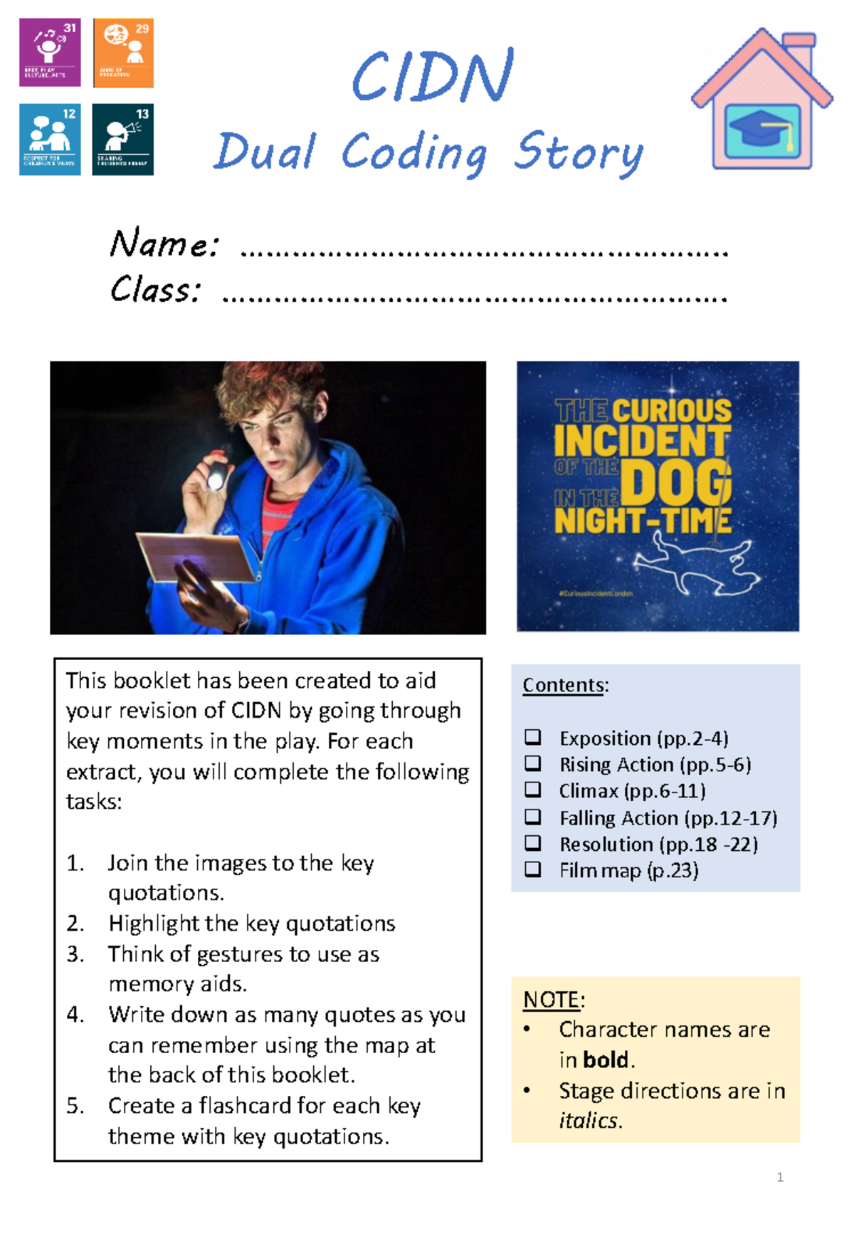 CIDN Dual Coded Booklet 23 24 PDF - CIDN Dual Coding Story This booklet ...