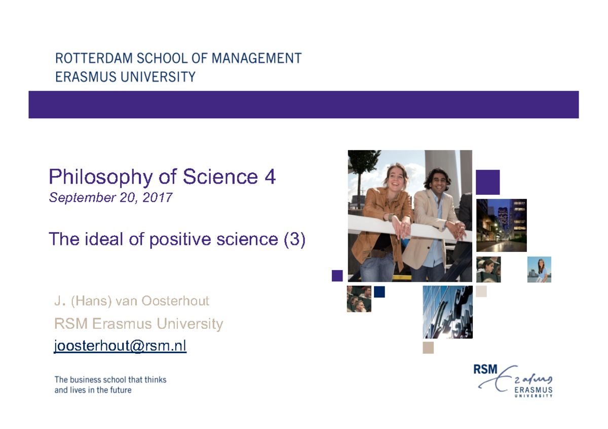 2016 7 Phil Sci Lecture 4 - Philosophy of Science 4 September 20, 2017 ...