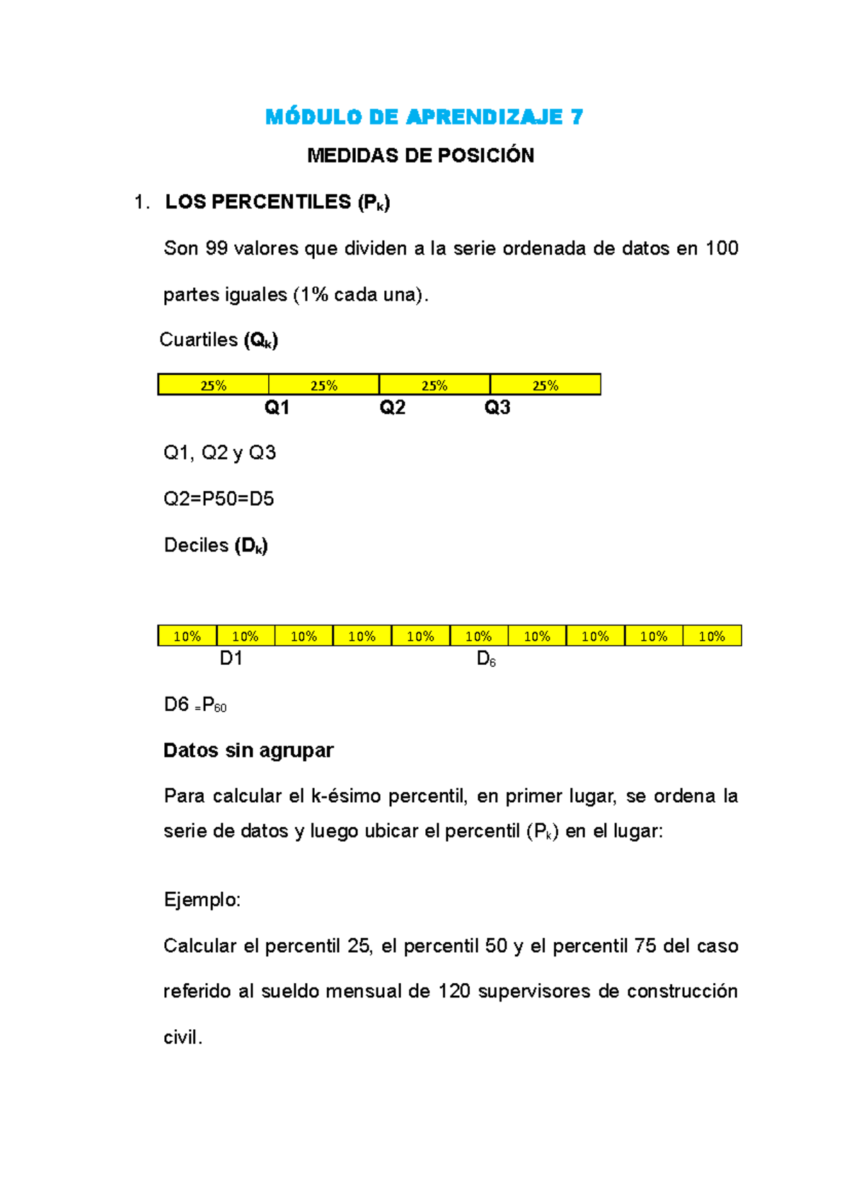 Subir 5 - .... - MÓDULO DE APRENDIZAJE 7 MEDIDAS DE POSICIÓN LOS ...