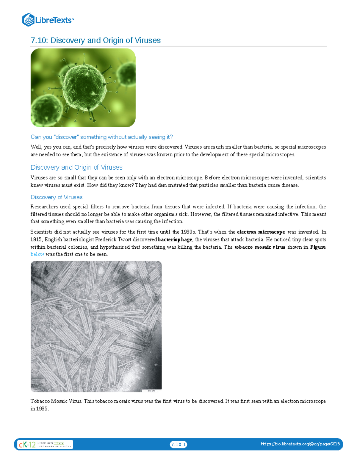 biology 101 292736 - 7.10 bio.libretexts/@go/page/ 7: Discovery and ...