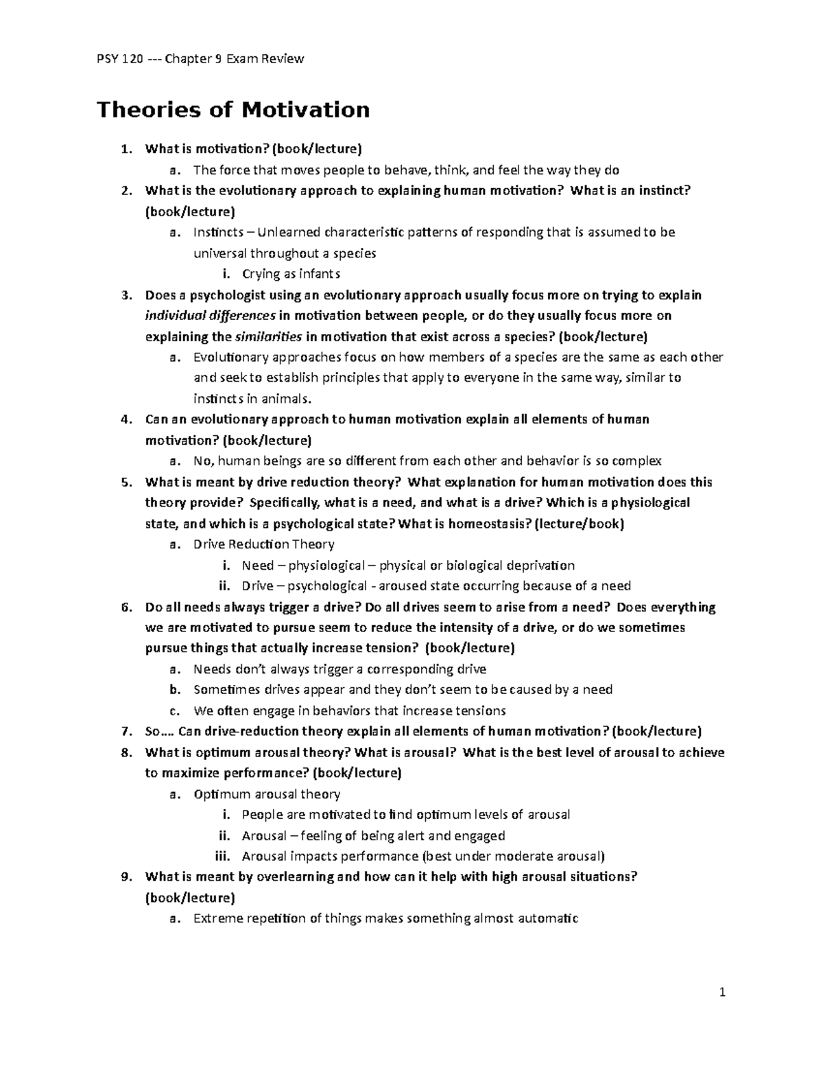 Chapter 9 Study Guide Theories Of Motivation What Is Motivation chapter-9-study-guide-theories-of-motivation-what-is-motivation