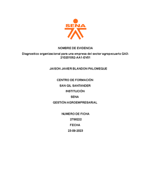 GA5 270403050 AA1 EV01 - Desarrollo del taller: GA6-270501081-AA1-EV01 ...