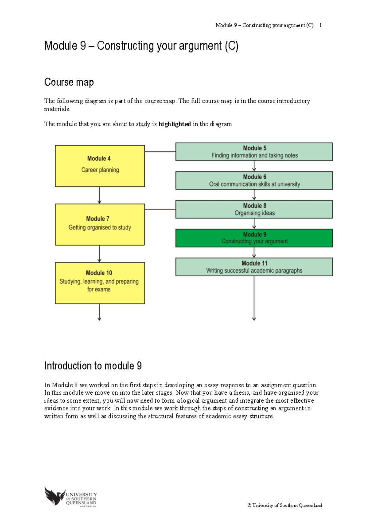 Module 09 Constructing your argument 12-1-15 - Module 9 Constructing ...