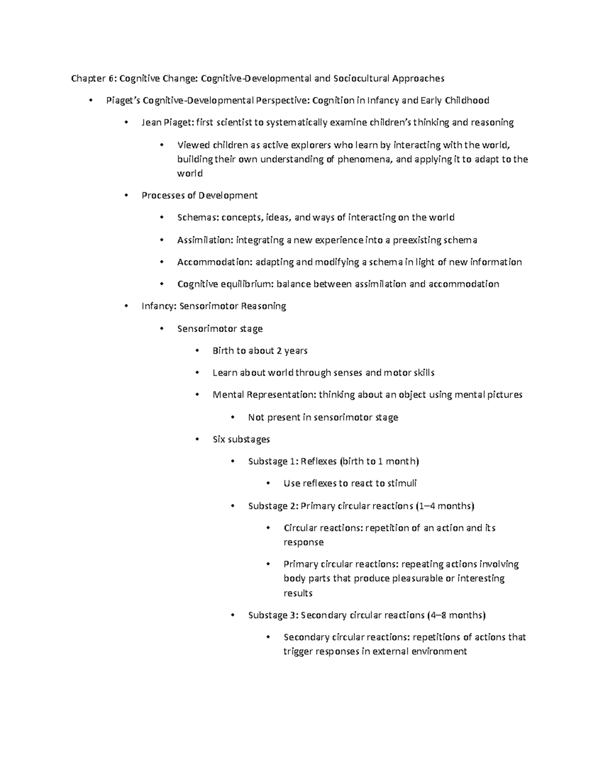 Psych 212 chp 6 - Professor Rhiannon Traigle - Chapter 6: Cognitive ...