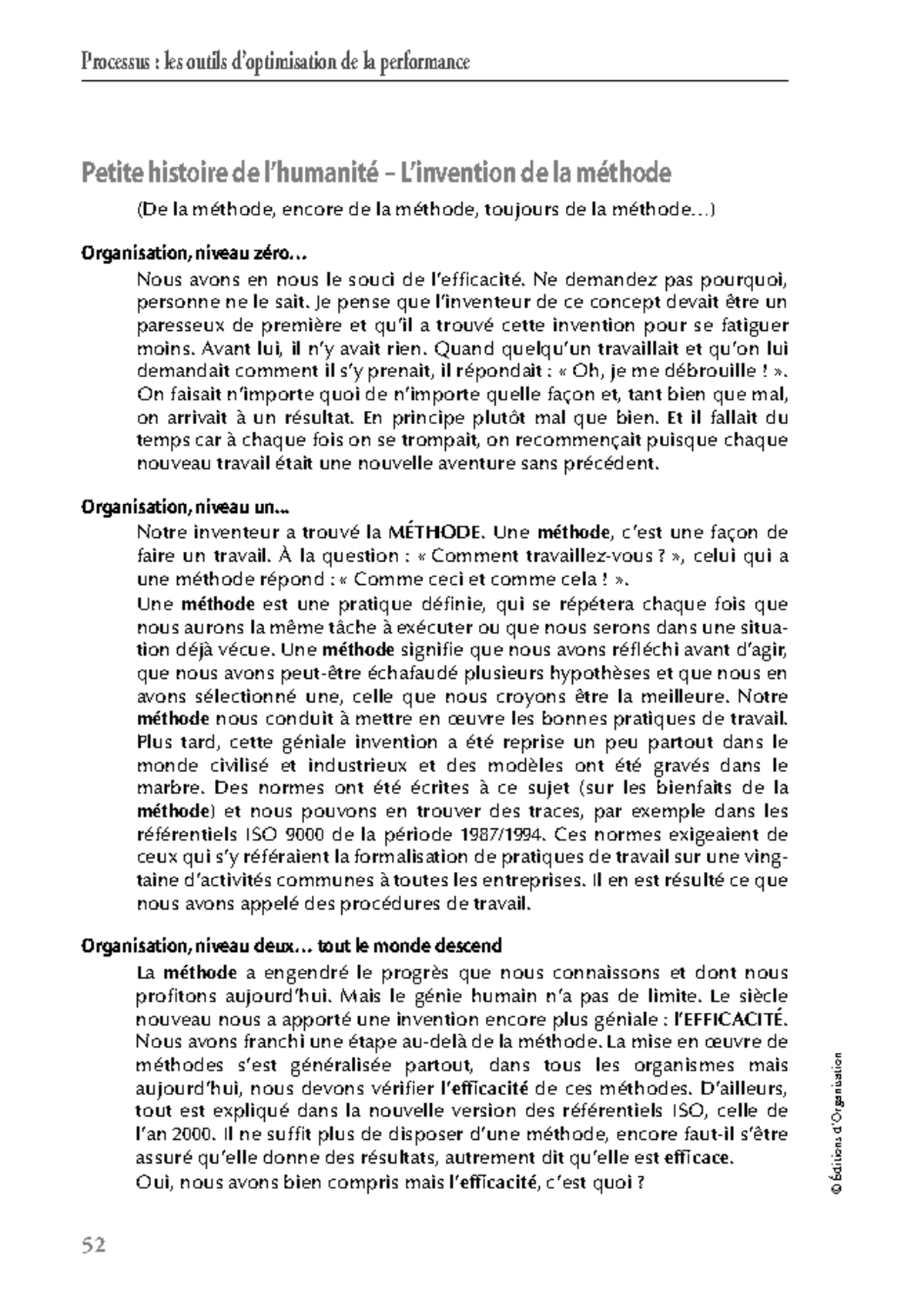 Processus - Les Outils d'Optimisation de la Performance-5 - Processus : les outils d ...