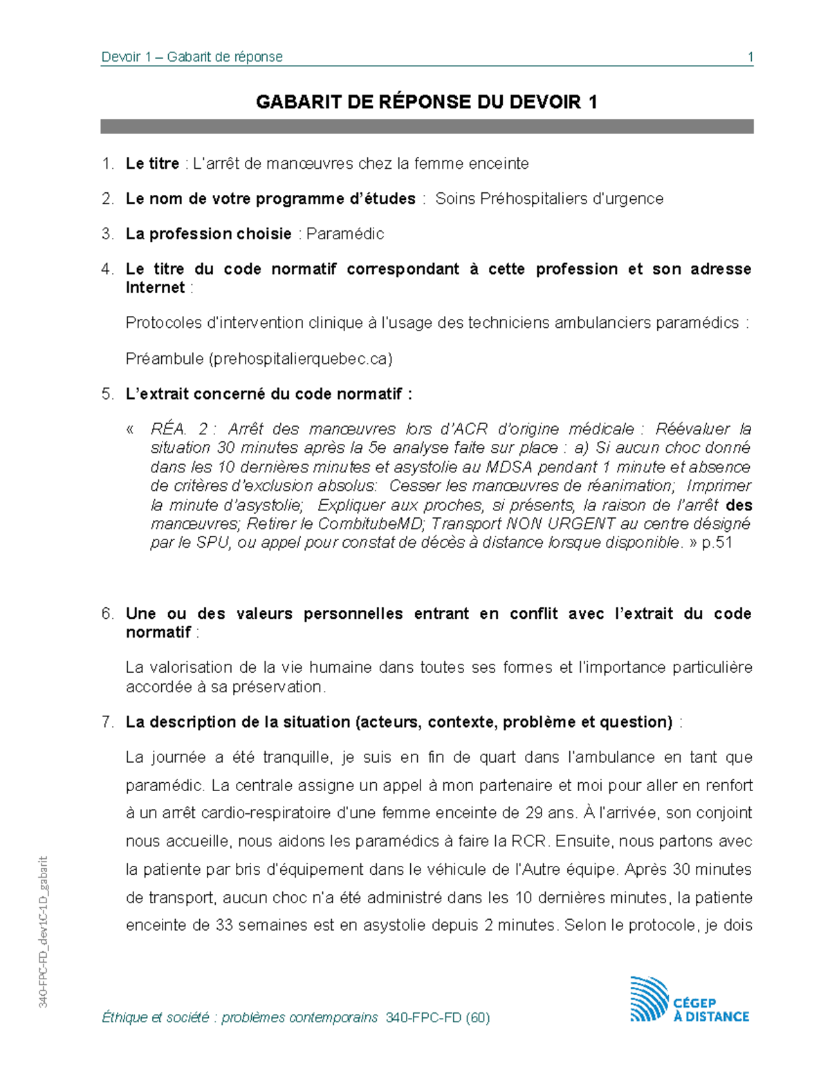 Devoir 1 ethique - gabarit - 340-FPC-FD_dev1C-1D_gabarit Devoir 1 ...