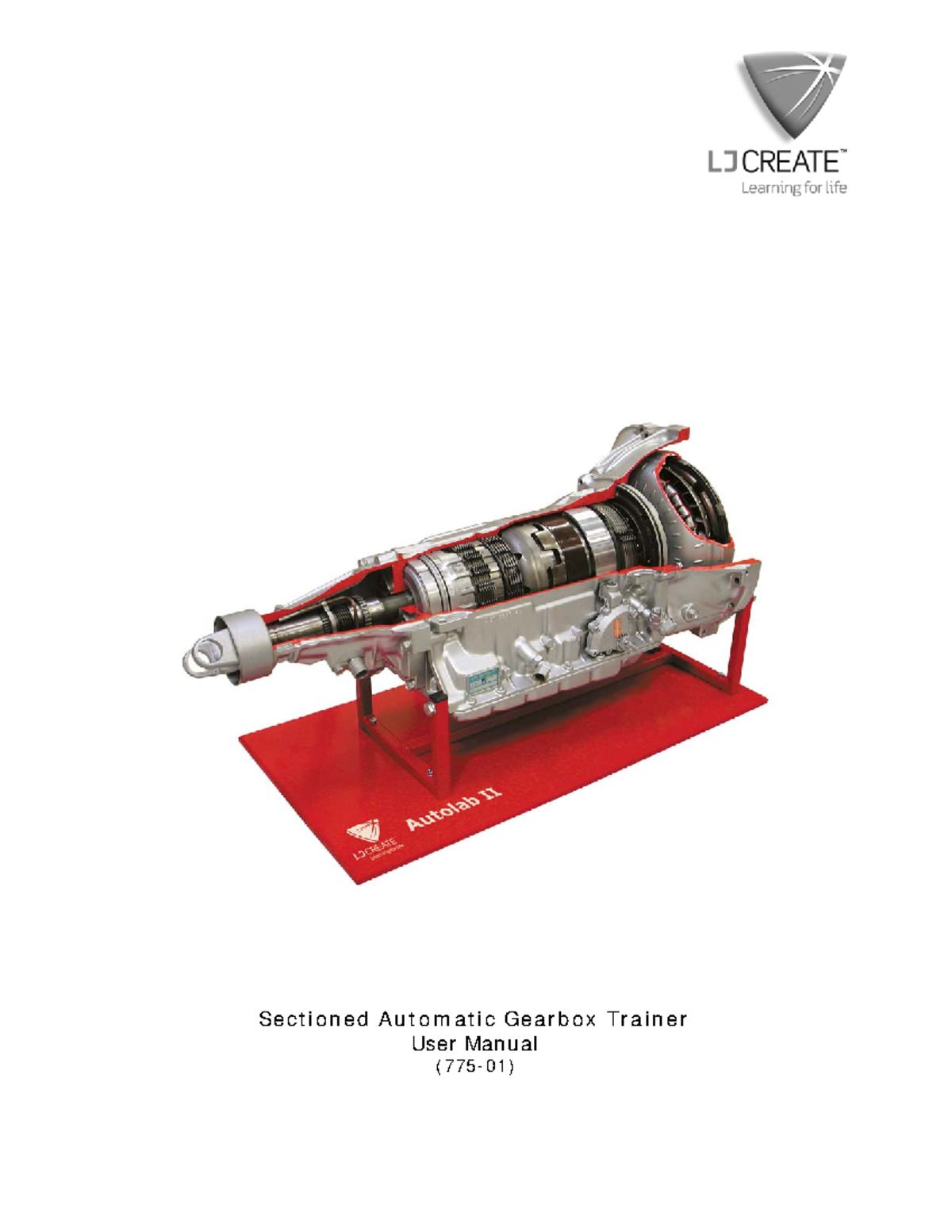 775-01 - User Guide - Sectioned Automatic Gearbox Trainer User Manual (775-01) Sectioned ...