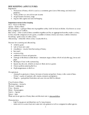 Animal Production Notes - ANIMAL PRODUCTION FOR CERTIFICATE CLASSES ...