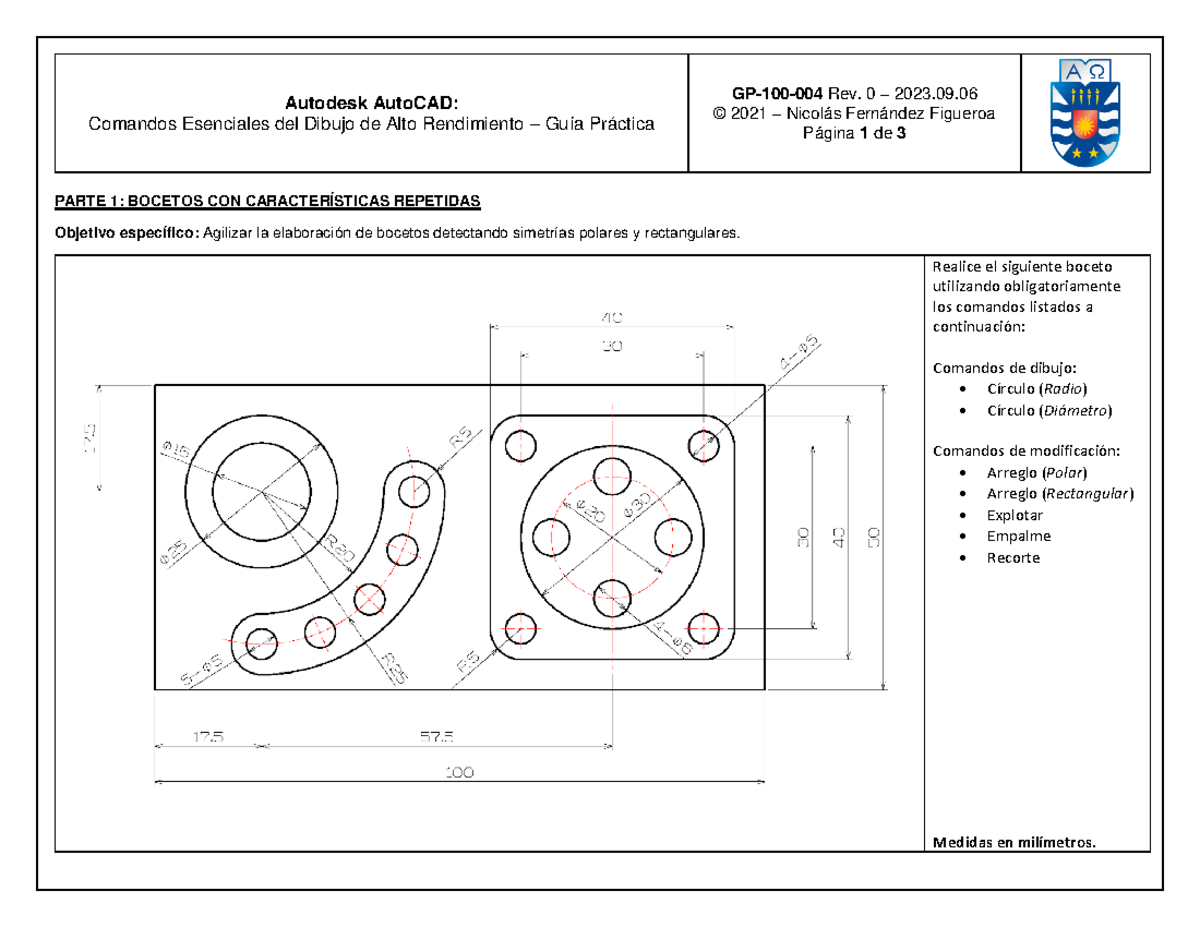 GP-100-004 Rev. 0 - Material útil - Autodesk AutoCAD: Comandos ...