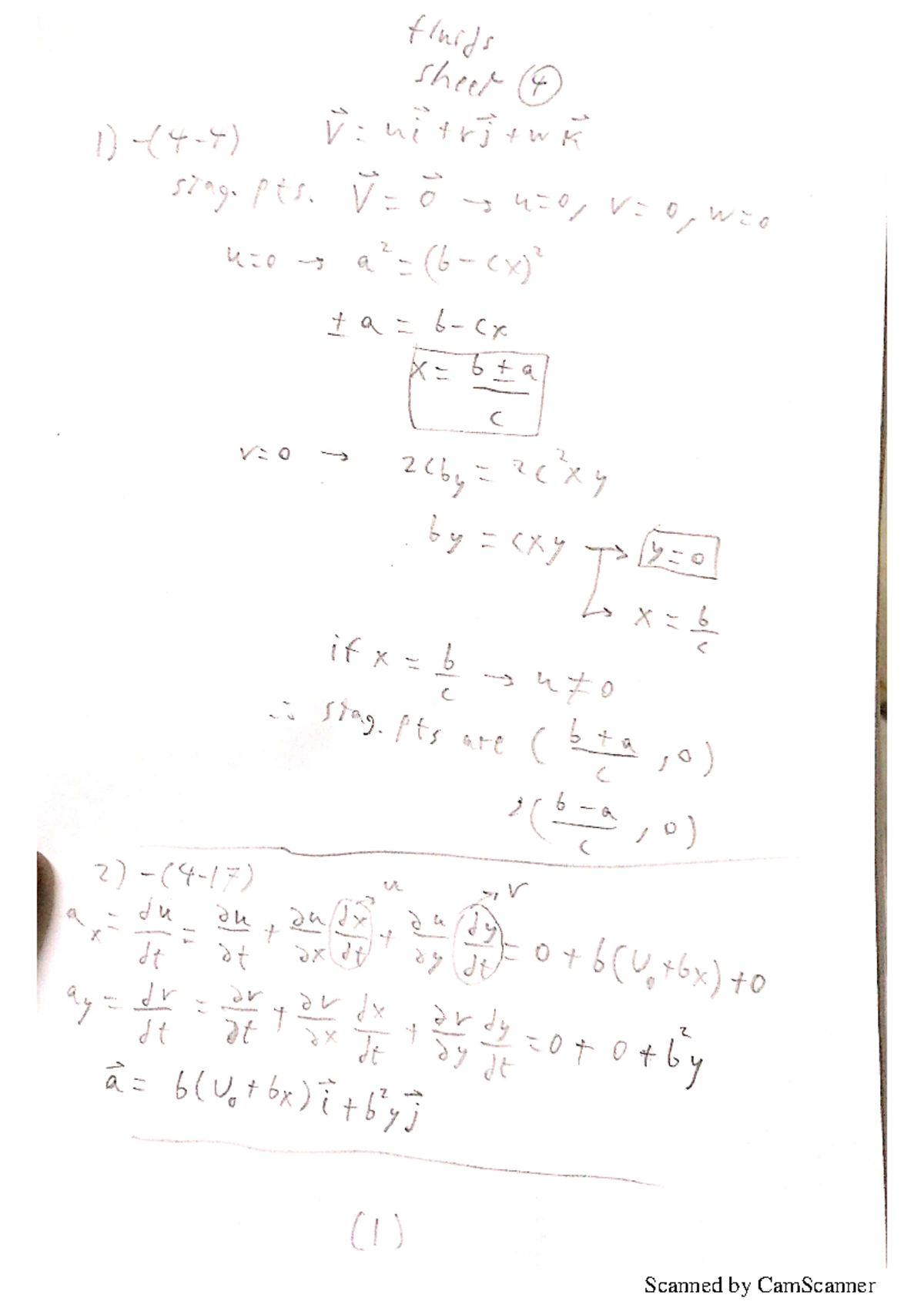 Fluid sheet 3 sol - Fluid mechanics - Studocu