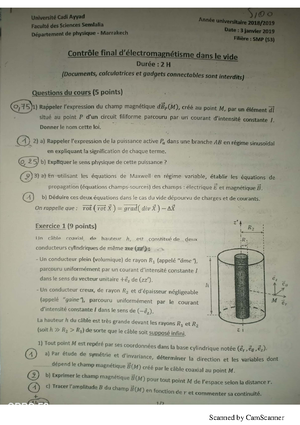 Controles TP electricité 2 SMA SMI - S3 -Electricité 2 - Studocu