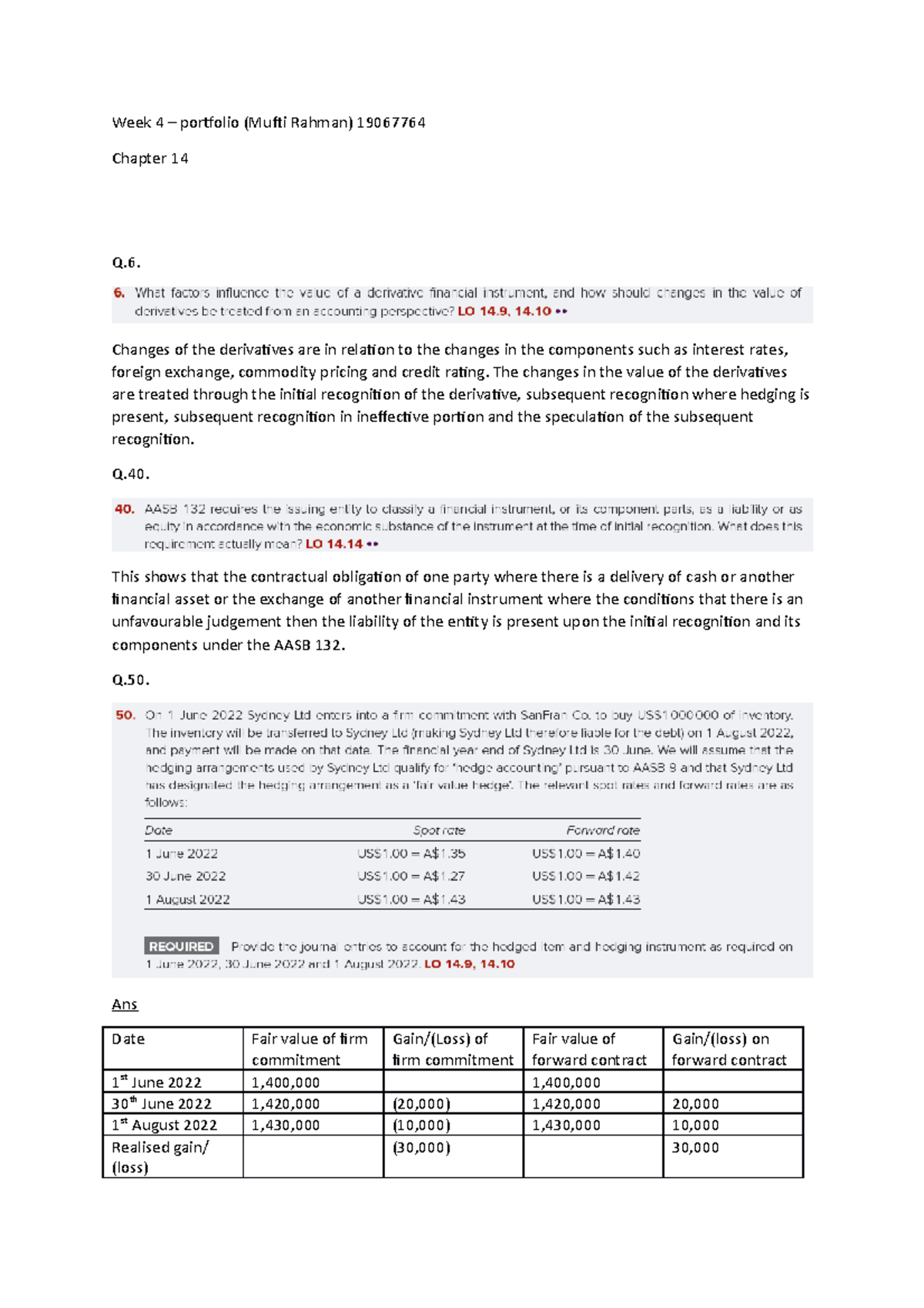 Week 4 submission for Homework portfolio chapter 14 - Week 4 ...