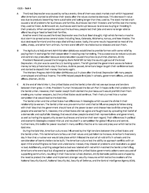 C121 Task 3 - Task 3 History - C121 – Task 3 A The Reconstruc on period ...