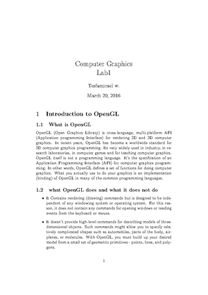 Logic in CS - notes - Computer Graphics - Studocu