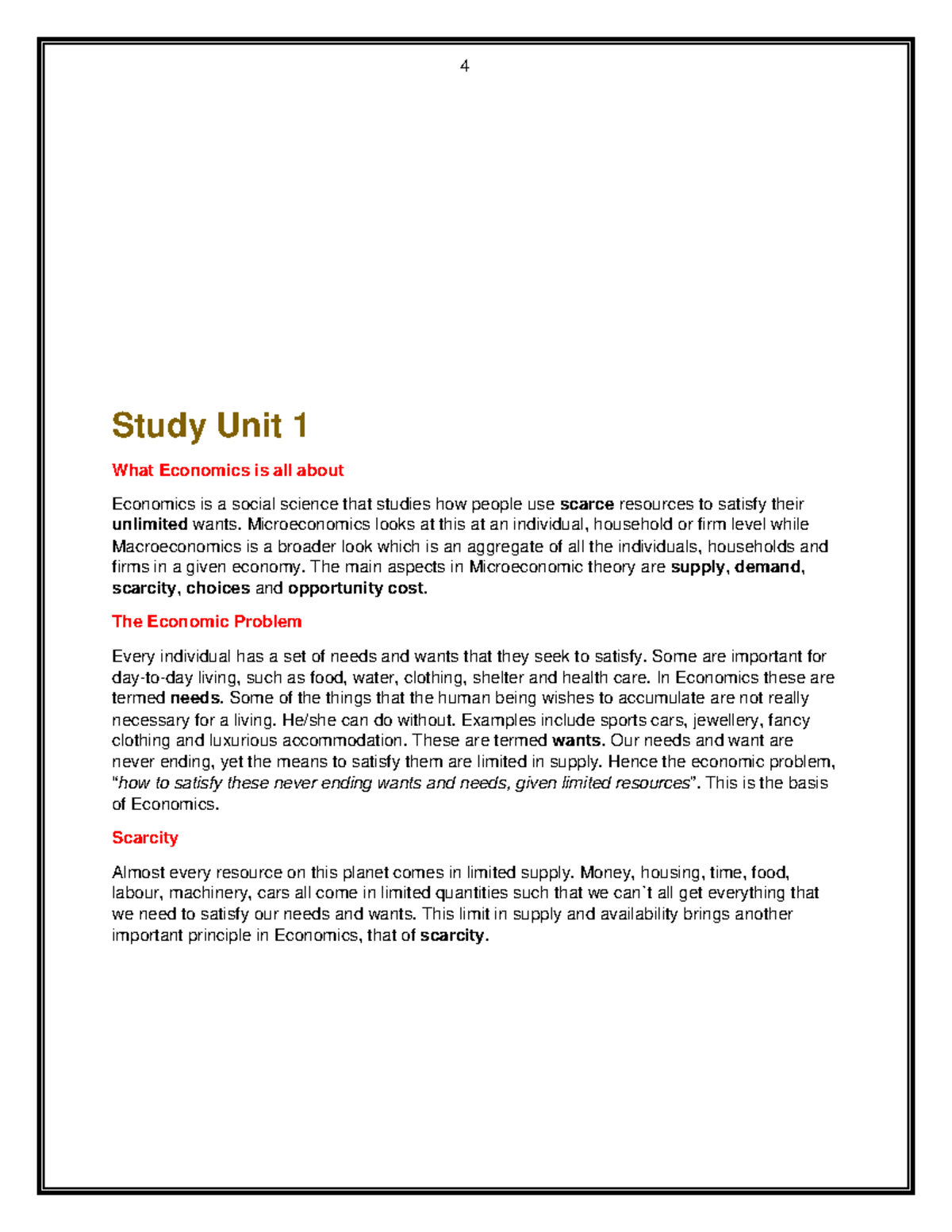 ECS1501 Exam Pack And Notes Study Unit 1 What Economics Is All About Economics Is A Social ecs1501-exam-pack-and-notes-study-unit-1-what-economics-is-all-about-economics-is-a-social
