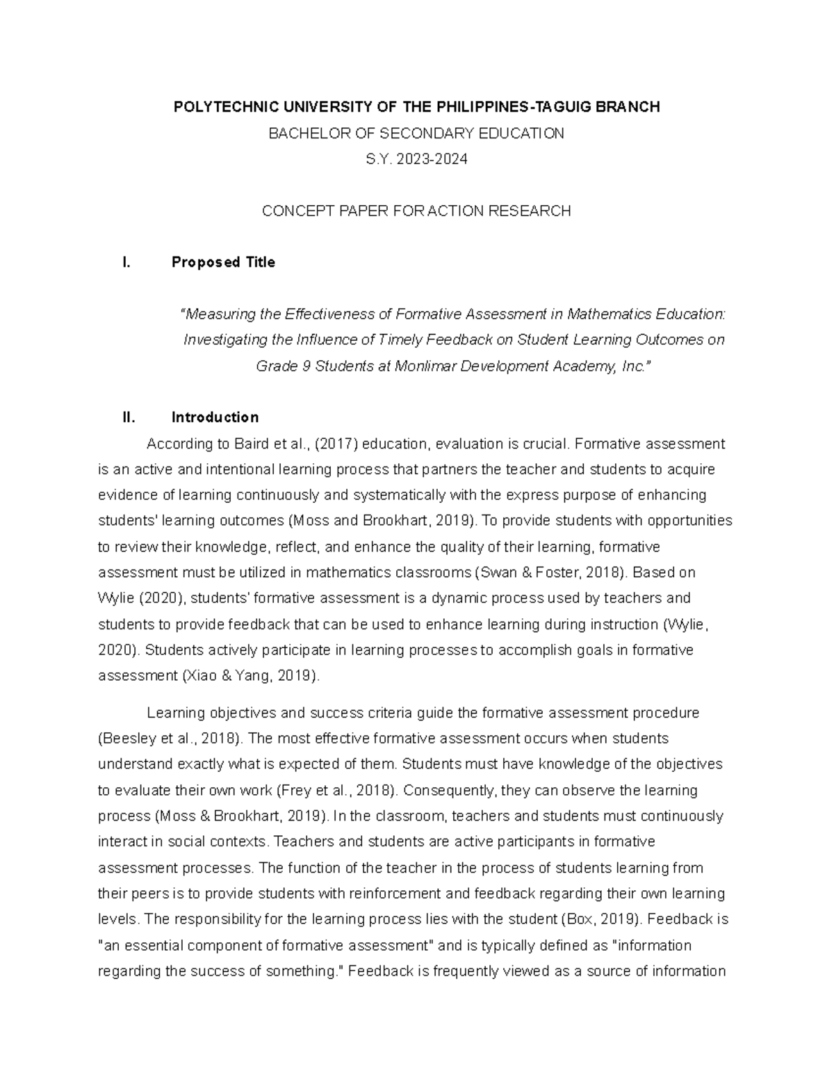 Concept-Paper - concept paper - POLYTECHNIC UNIVERSITY OF THE ...