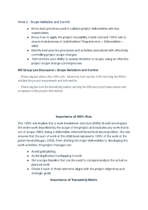 SMP Assignment - Internal PM Certification Program Project Scope ...