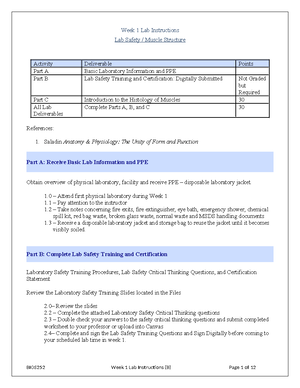 Week 7 ap 2 lab - ffb - Week 6 Lab Instructions Blood Glucose ...
