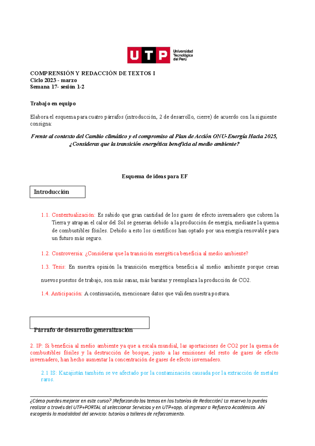 S17.s1-Examen Final 2023 marzo - COMPRENSIÓN Y REDACCIÓN DE TEXTOS I ...