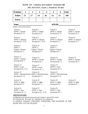 Math 202 Summary - Parametrization: rctl = xltli + yet )j + zct)k at ...