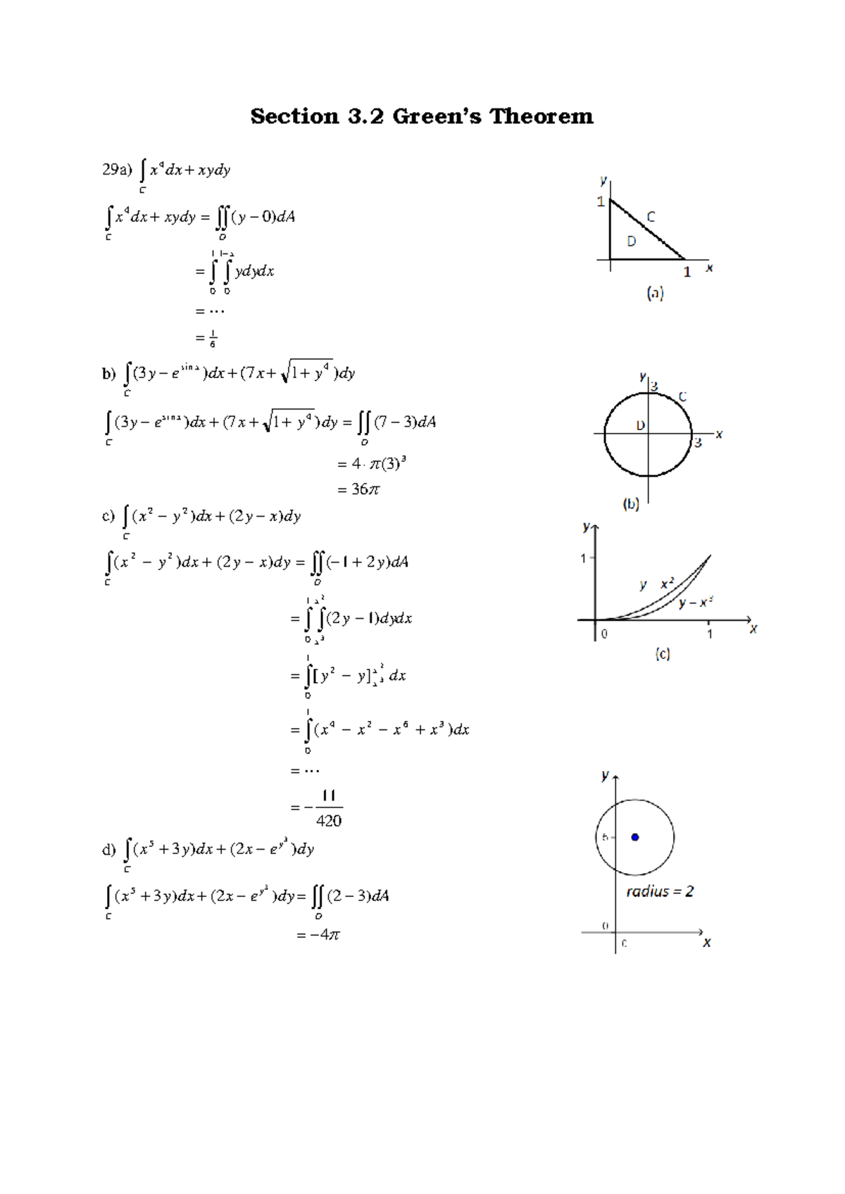 Chapter 3 Line integrals and vector calculus theorems Section 3.2 ...