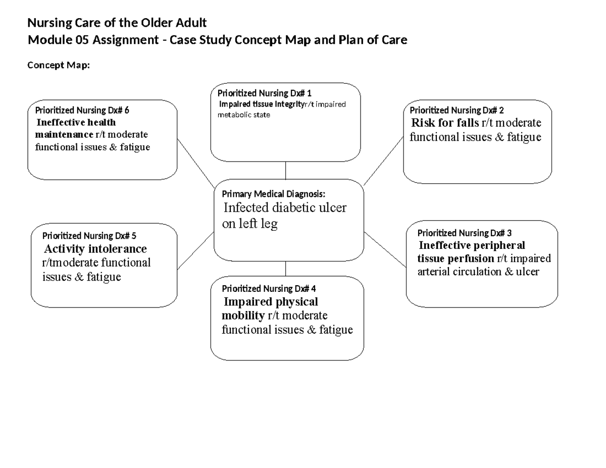 Christelleblaise NUR2214-Mod 05-Concept Map and Plan of Care Worksheet ...