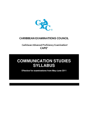 CXC Study Guide - Caribbean Studies for CAPE - t- LOntents ...