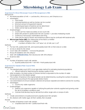 Experiment 3 Lab Report BIOL241 - Introduction Cheese making involves ...