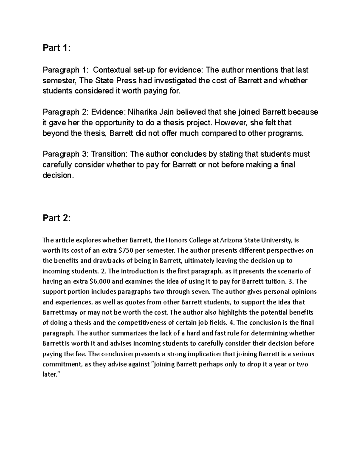 B03 Paragraph Structure - Part 1: Paragraph 1: Contextual set-up for ...