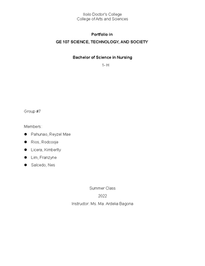 Performance Task 2 - Performance Task Group Activity. Attach your ...