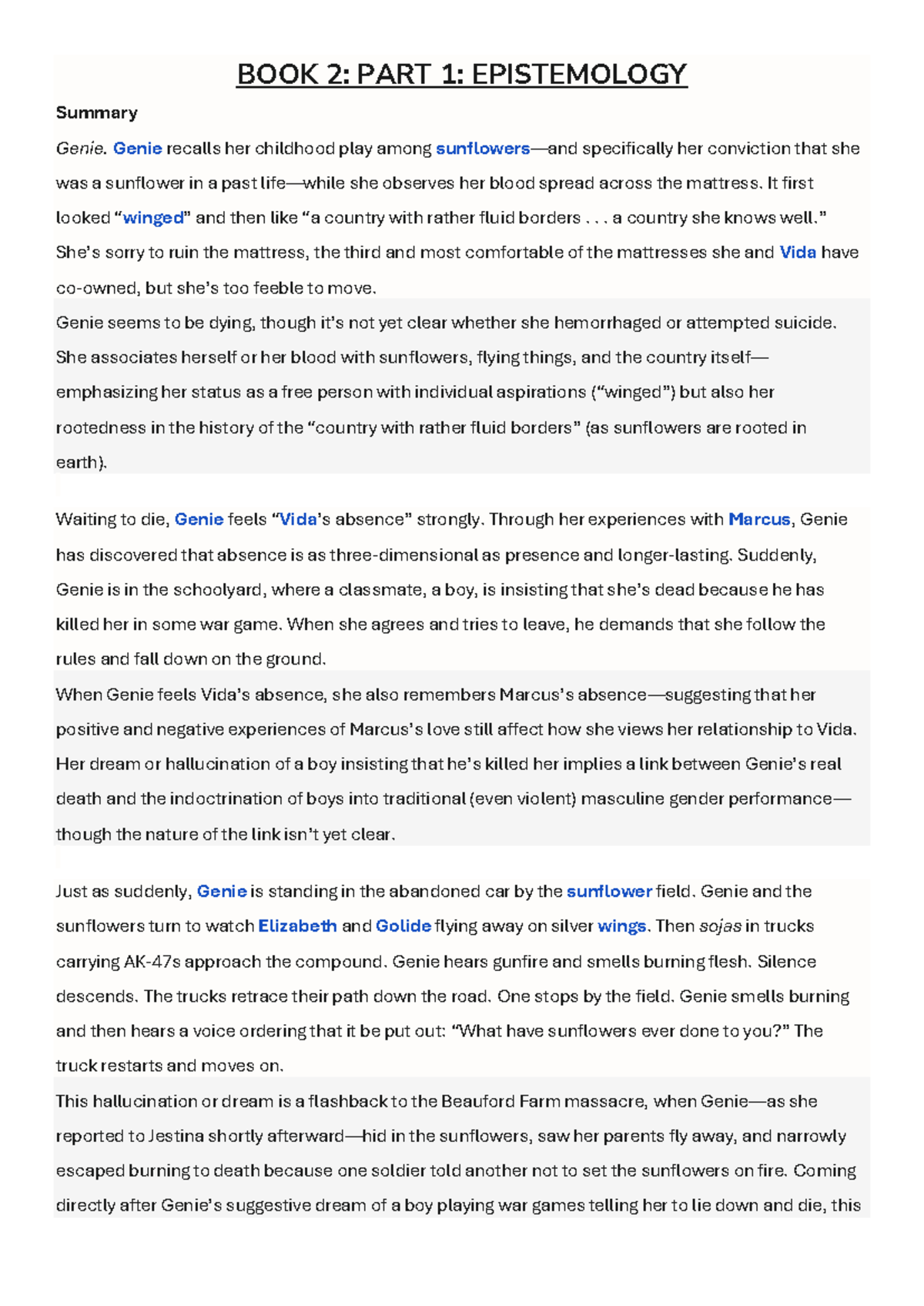 Theory of Flight - Book 2 Part 1 Summary & Analysis - BOOK 2: PART 1: EPISTEMOLOGY Summary Genie ...